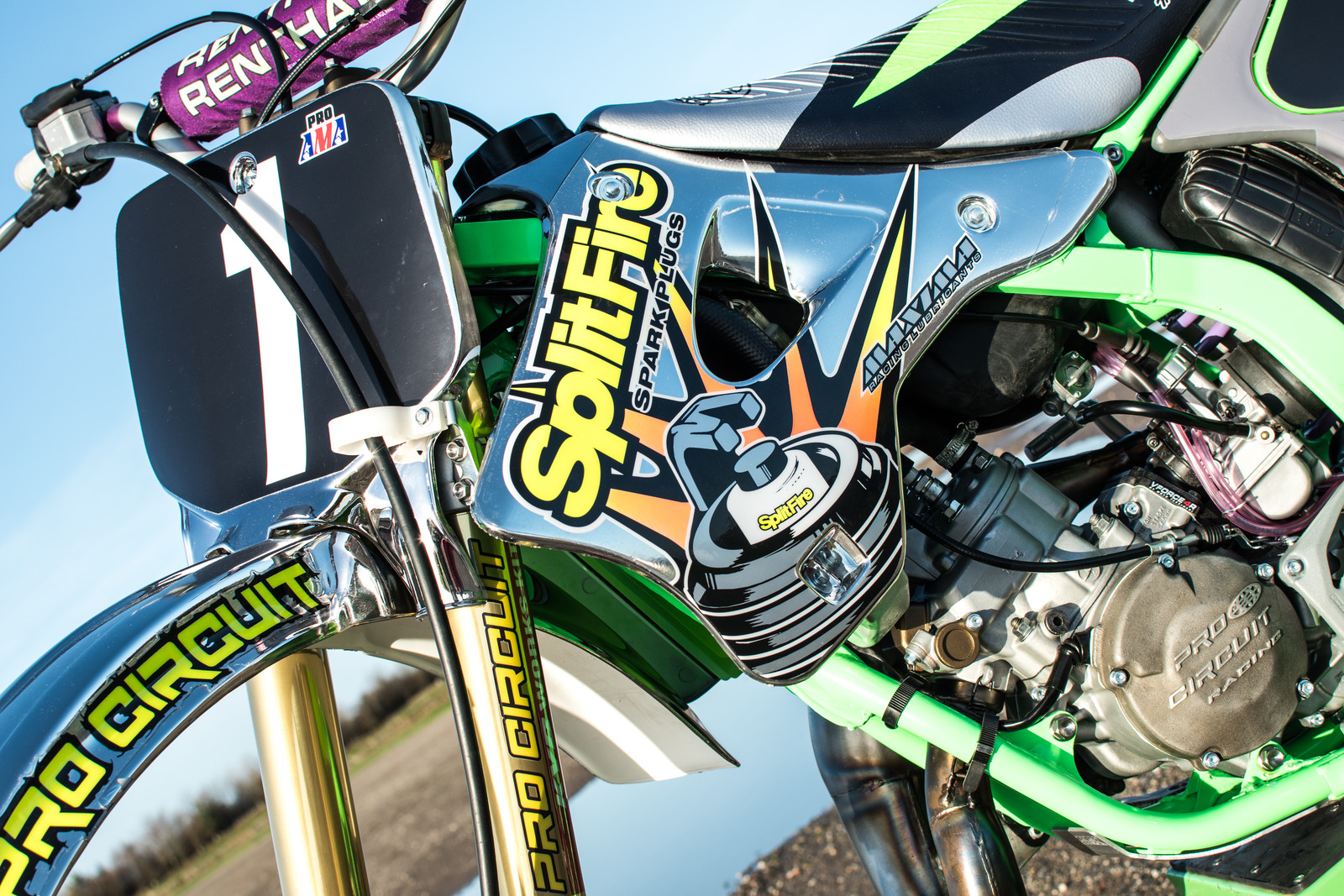 KX125 1996 Pro Circuit Chrome Splitfire Factory Replica - Paul_tony_baker's Bike Check - Vital MX